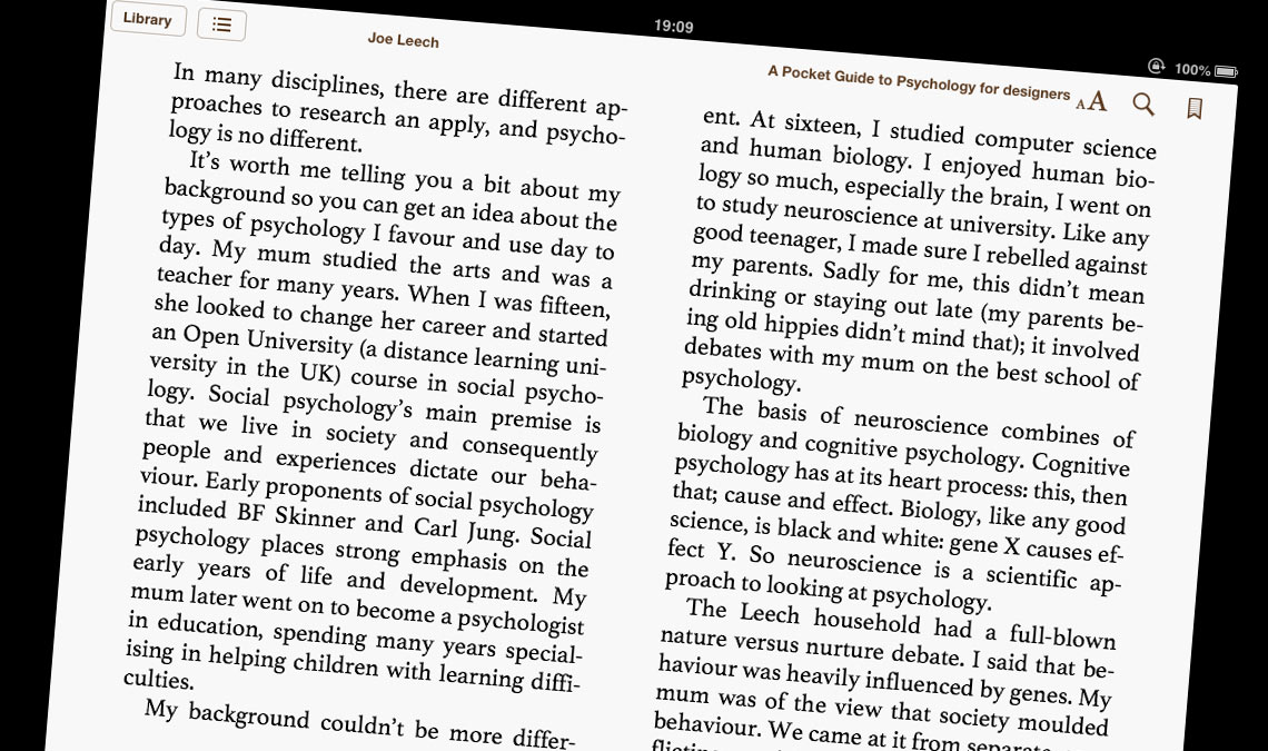 Athelas iBooks font | TypeTogether